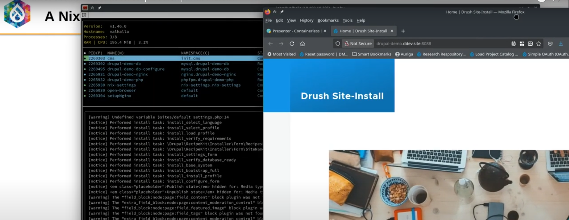 Containerless Dev environments for Drupal development with Nix ...